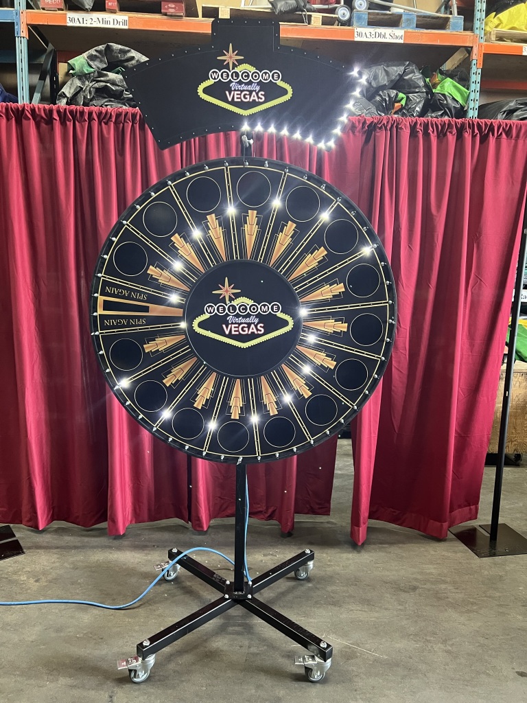 Giant LED Create Your Own Money Wheel – Vancouver PartyWorks